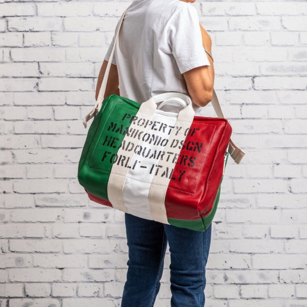 [公式]【MANIKOMIO DSGN】"38" / ITALIAN FLAG LEATHER – Zen Style