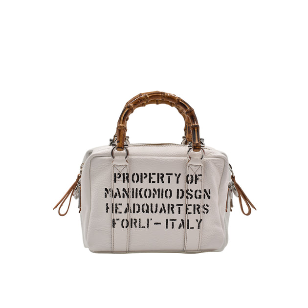 [公式]【MANIKOMIO DSGN】MARTY / BAMBOO LEATHER WHITE – Zen Style