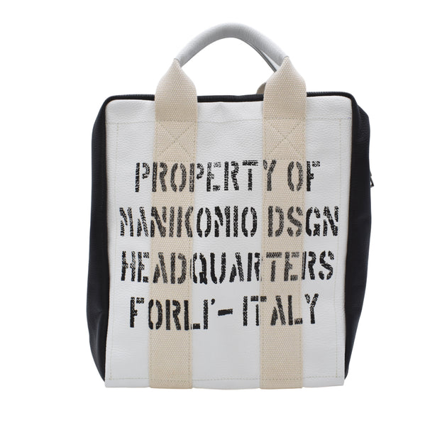 [公式]【MANIKOMIO DSGN】 TT/ GENUINE LEATHER WHITE/BLACK – Zen Style